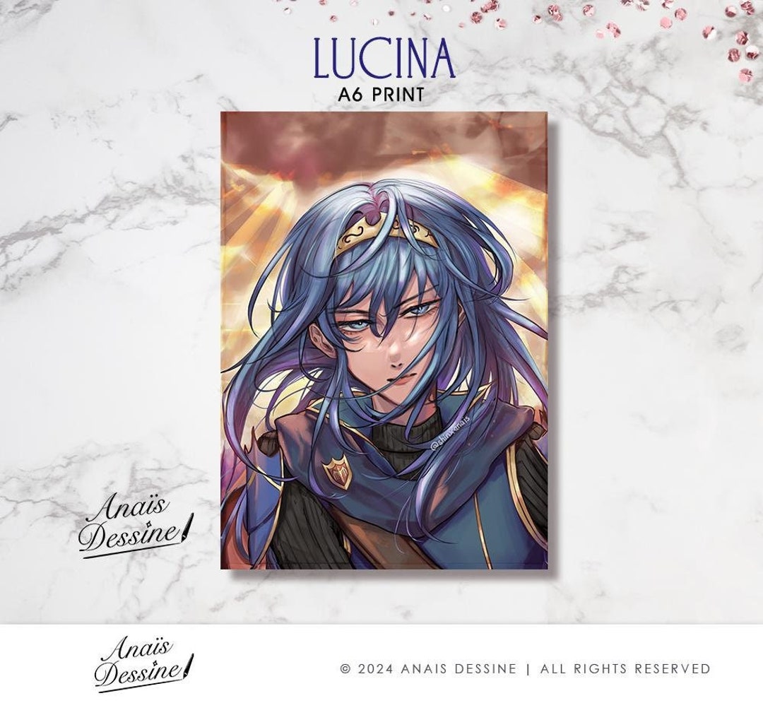 Art Print Fire Emblem: Awakening Lucina A6 4x6 - Etsy