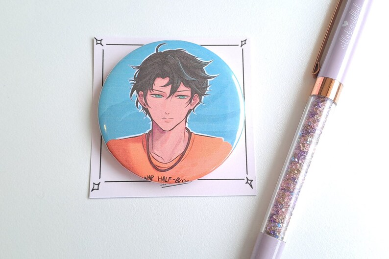 Percy Jackson Disney Plus PJO Badge 58mm - Etsy