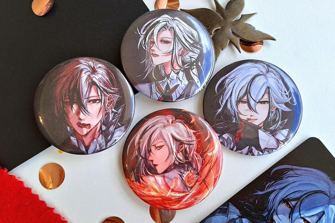 Genshin Impact | Arlecchino | the Knave | Fatui Harbinger | Badge 58mm ...