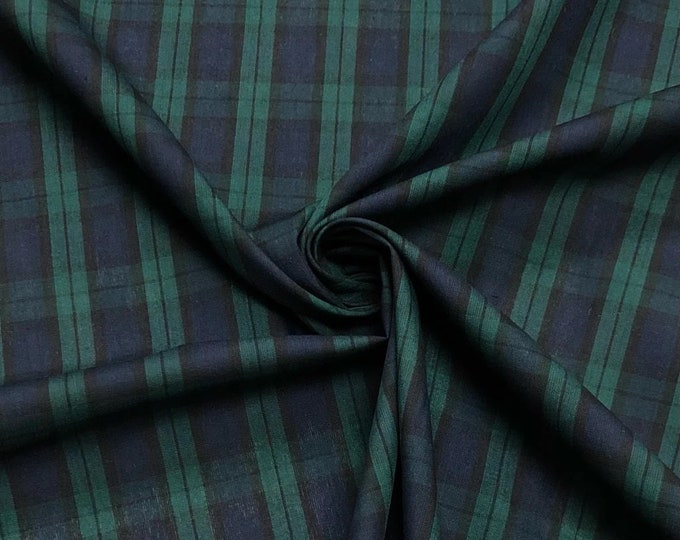 Watson Fabric Watson Clan Tartan by Weavingmajor Watson Blue Green ...