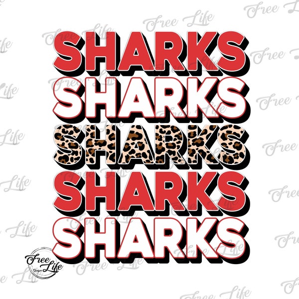 Sharks Softball Svg - Etsy