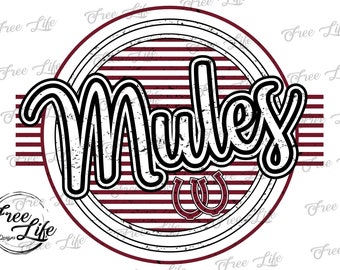 MULES MASCOT PNG - Etsy