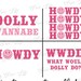 Howdy PNG, Howdy Print Digital Art Download, Pink Howdy Download, Dolly ...