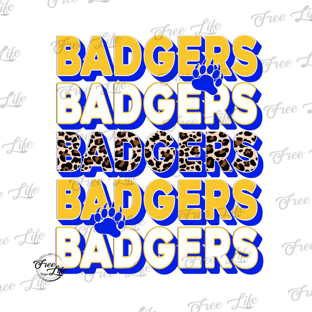 Badgers PNG Download, Badgers Digital Art Download, Badgers Mascot ...