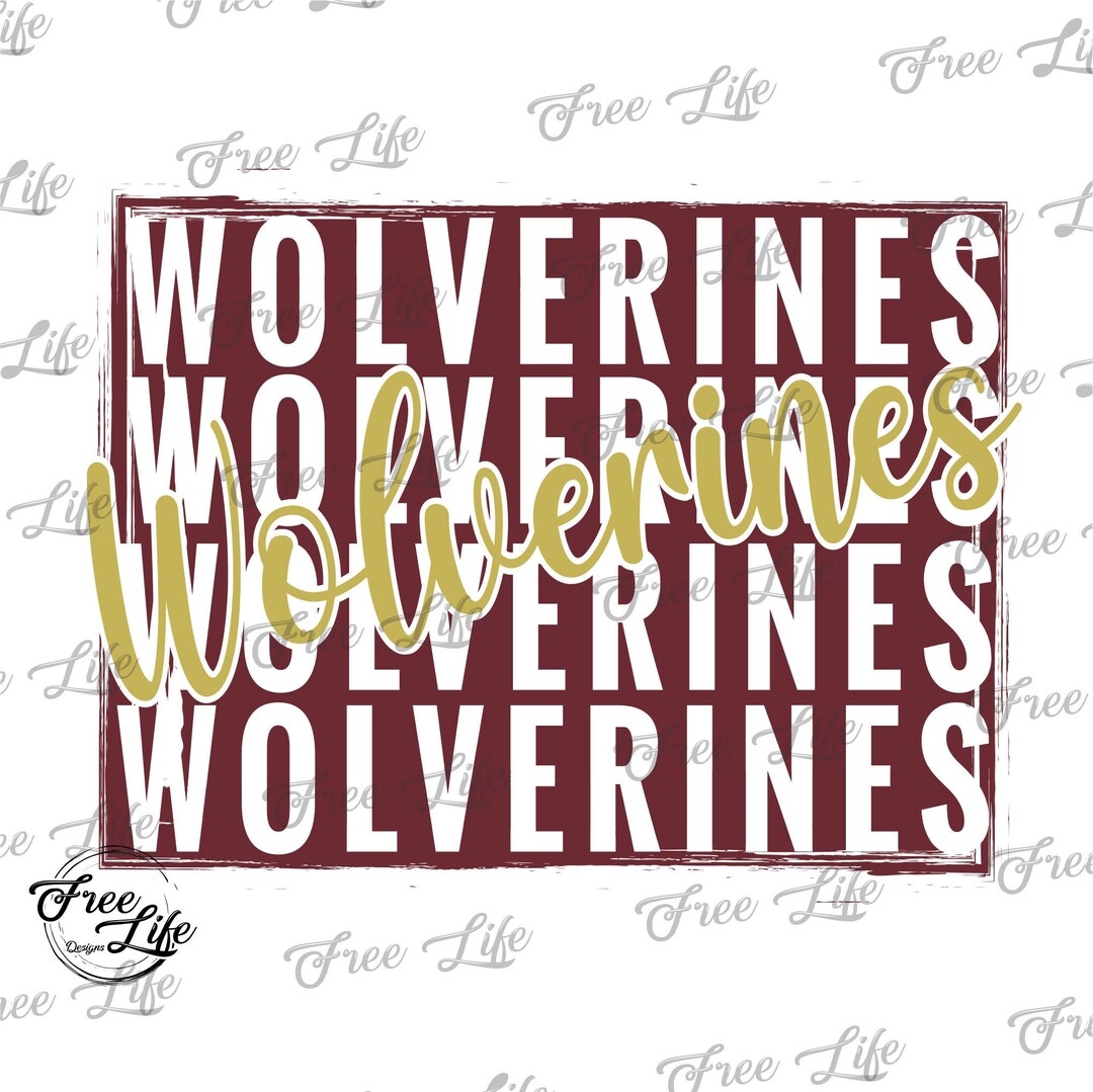 Wolverines PNG Download, Wolverines PNG Digital Art Download ...