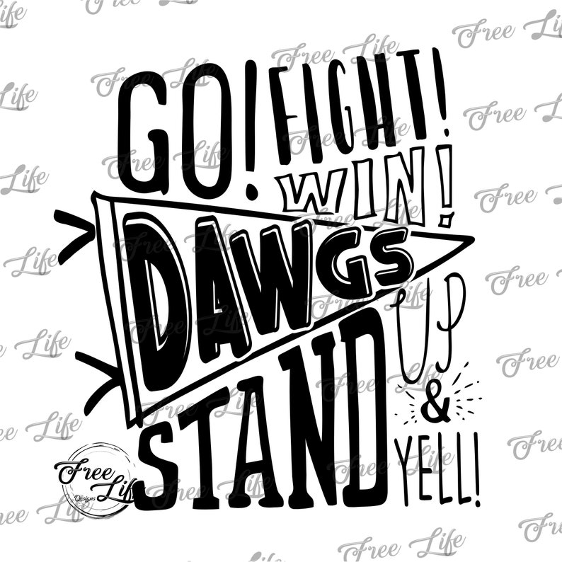 Dawgs PNG Download, Dawgs Svg Digital Art Download, Dawgs Mascot ...