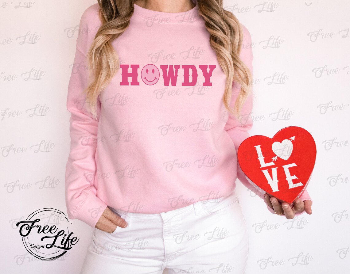 Howdy PNG Howdy Print Digital Art Download Pink Howdy - Etsy