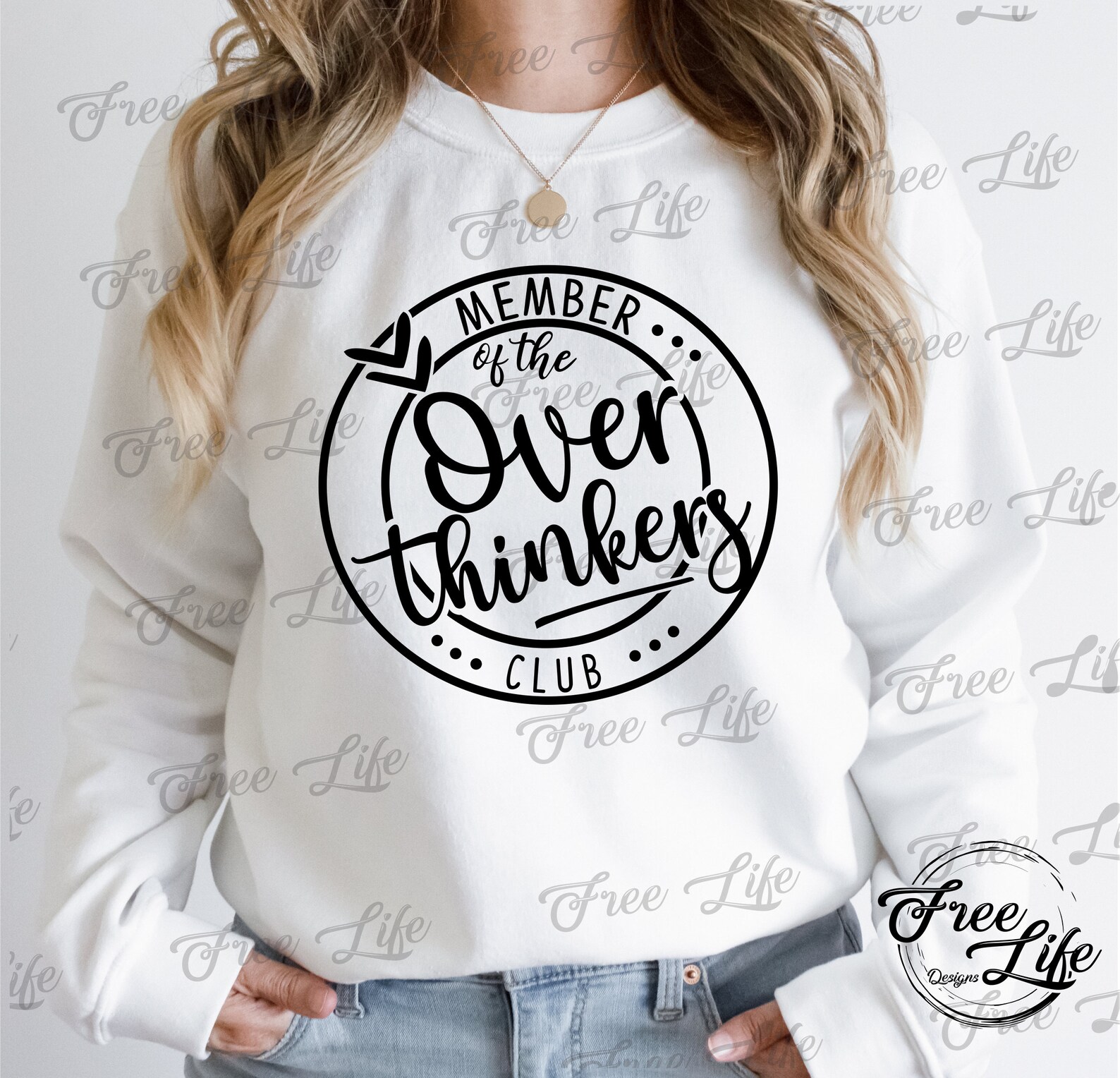 Member of the Over Thinkers Club PNG and SVG, Over Thinker Download ...