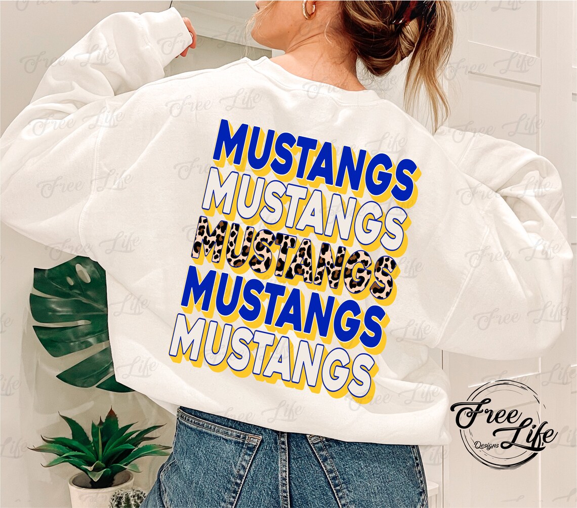 Mustangs PNG Download Mustangs School Mascot Png Mustangs - Etsy