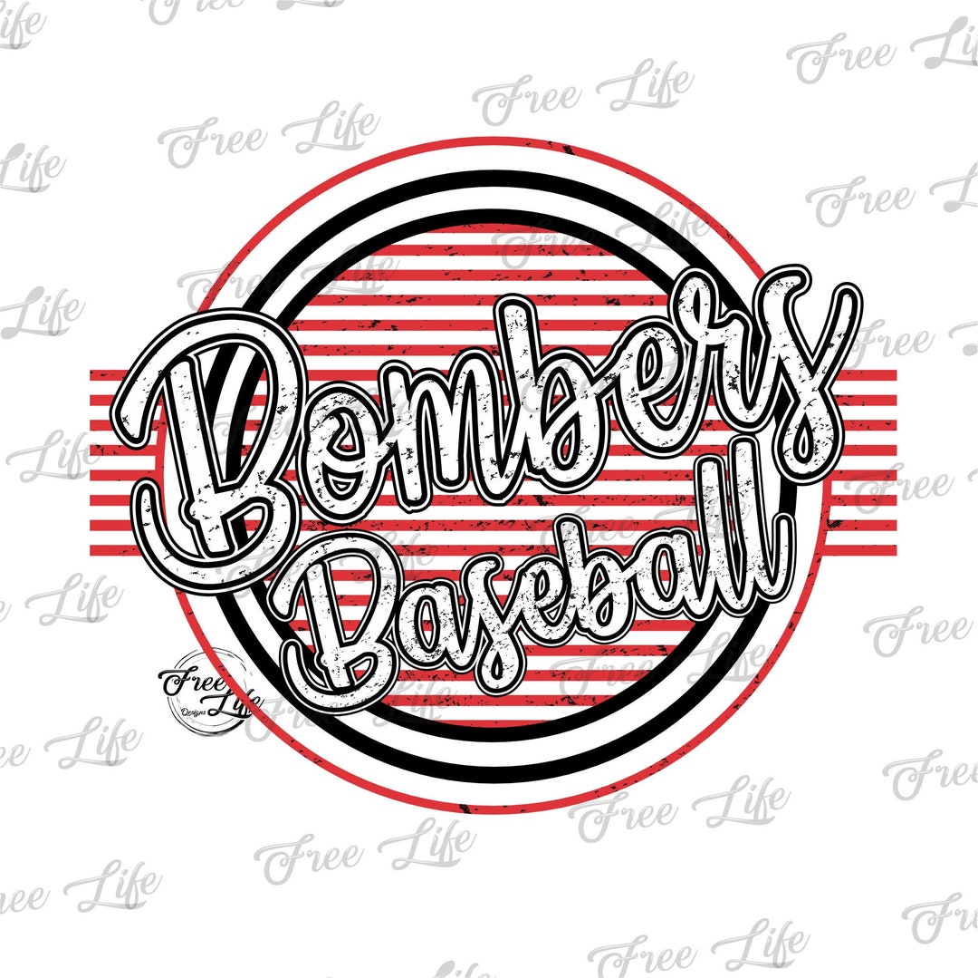 Bombers Baseball PNG Download, Red Bombers School Mascot, Bombers ...