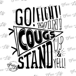 Cougs PNG Download, Cougs Svg Digital Art Download, Cougs Mascot ...