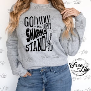 Sharks PNG Download, Sharks School Mascot, Sharks Digital Art Download ...