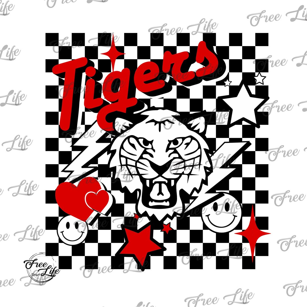 Tigers PNG Download, Tigers Digital Art Download, Tigers Mascot ...