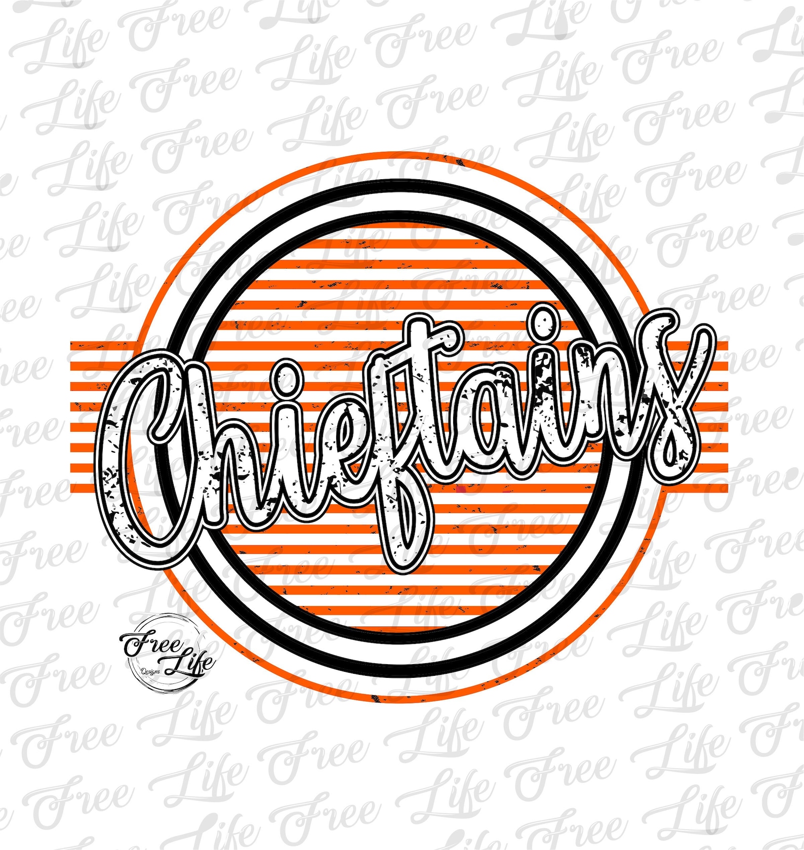 Chieftains PNG Download, Chieftains Digital Art Download, Chieftains Mascot Download, Orange ...