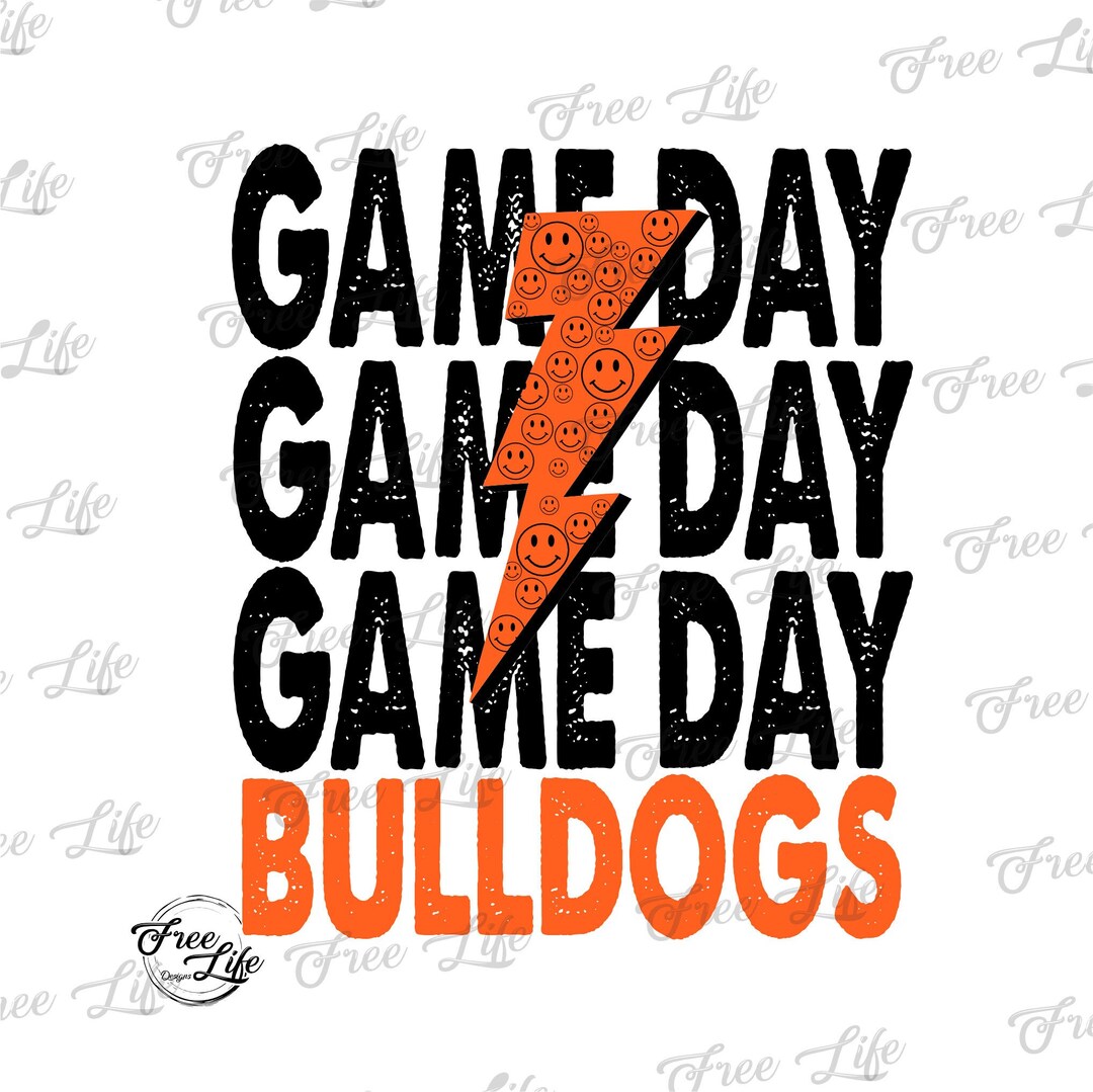 Bulldogs PNG Download, Bulldogs Lightning Smiley PNG Download, Bulldogs ...