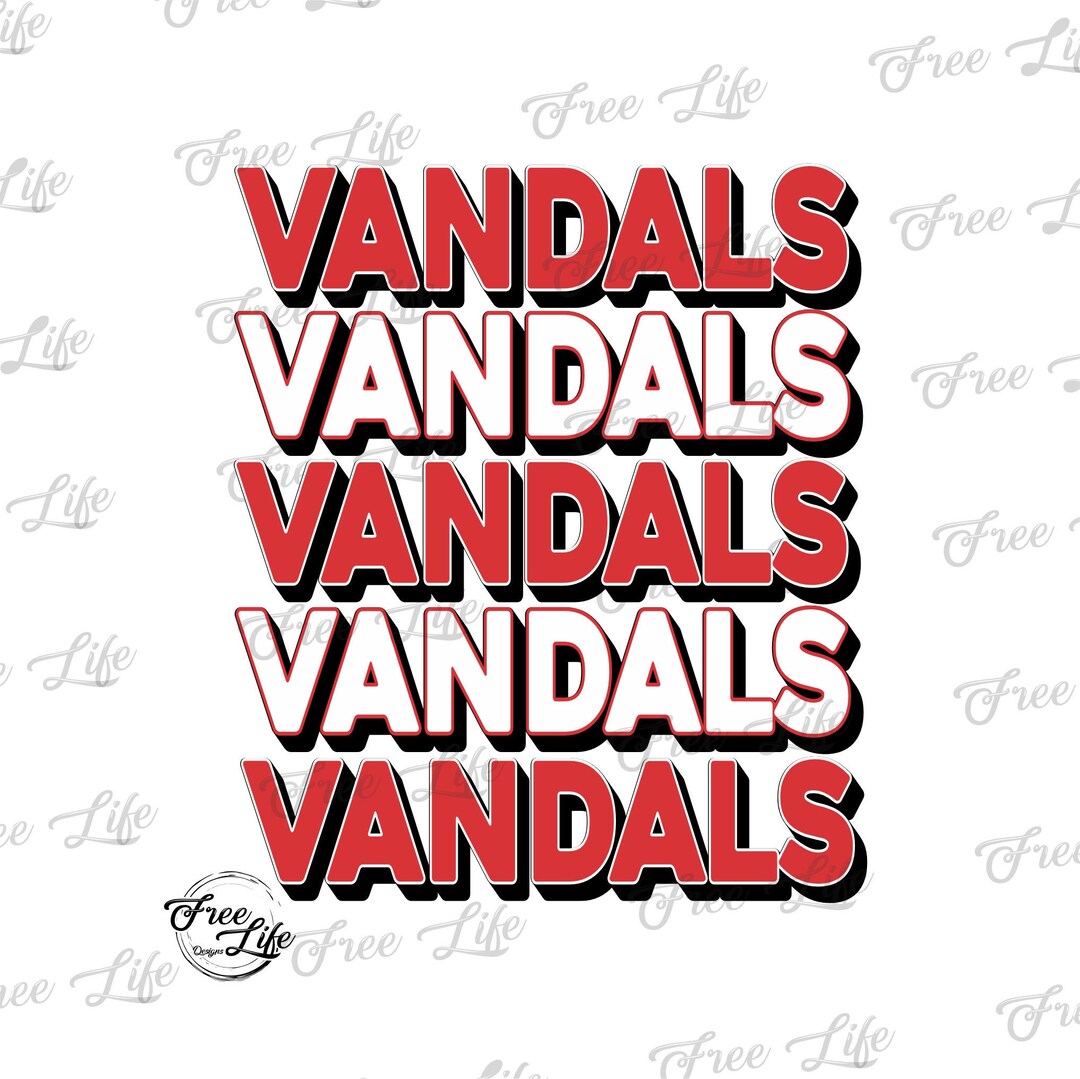 Vandals PNG Download, Vandals Digital Art Download, Vandals Mascot ...