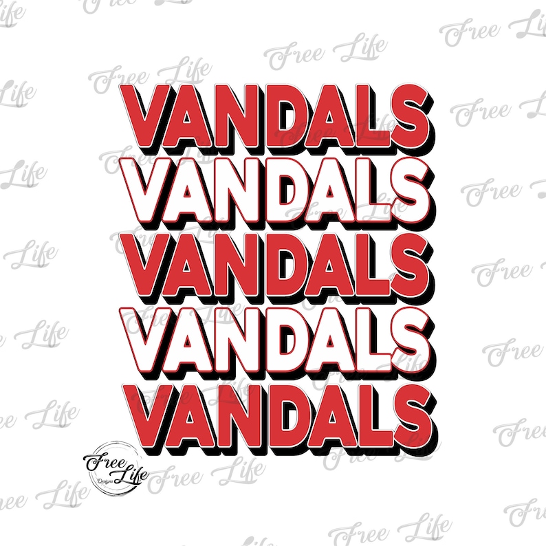Vandals PNG Download Vandals Digital Art Download Vandals - Etsy