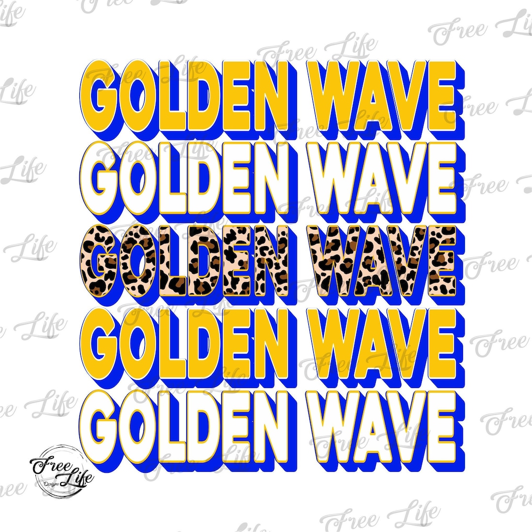 Golden Wave PNG Download, Golden Wave Digital Art Download, Golden Wave ...