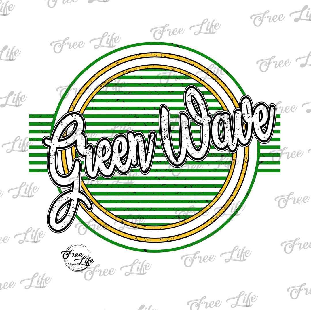 Green Wave PNG Download, Green Wave Digital Art Download, Green Wave ...