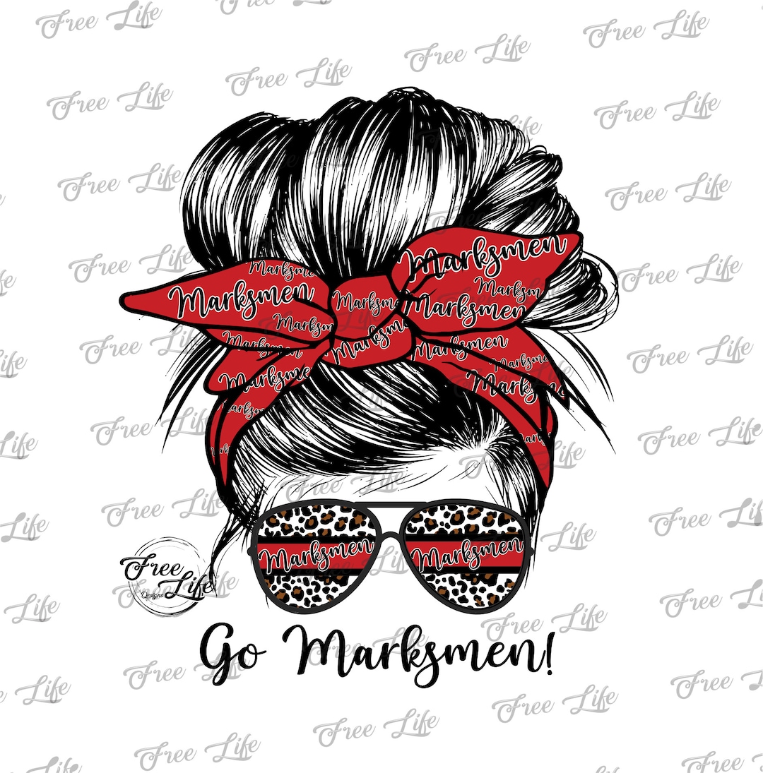 Marksmen PNG Download, Marksmen Messy Bun Digital Art Download ...