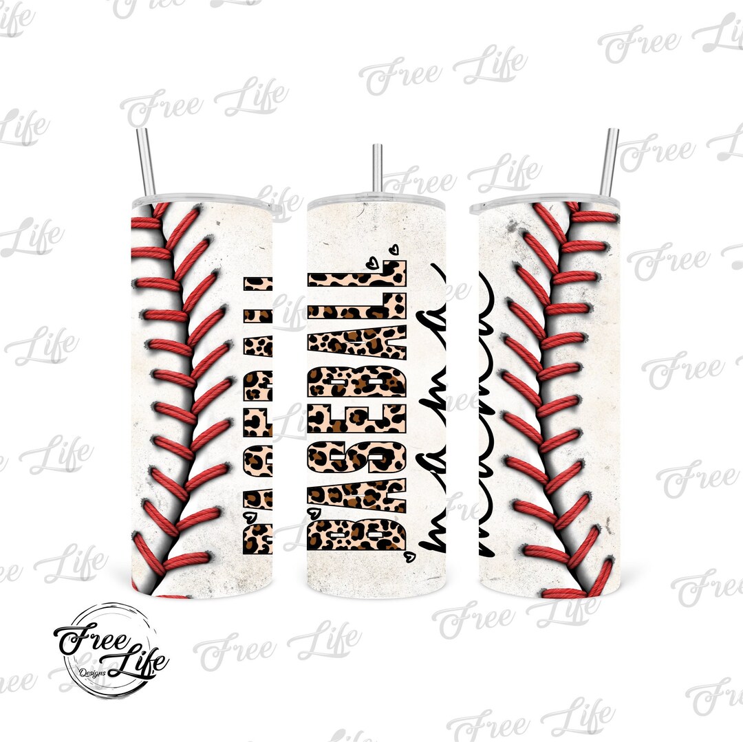 Baseball Mom Sublimation Tumbler PNG, Baseball Mom Digital Art Download ...