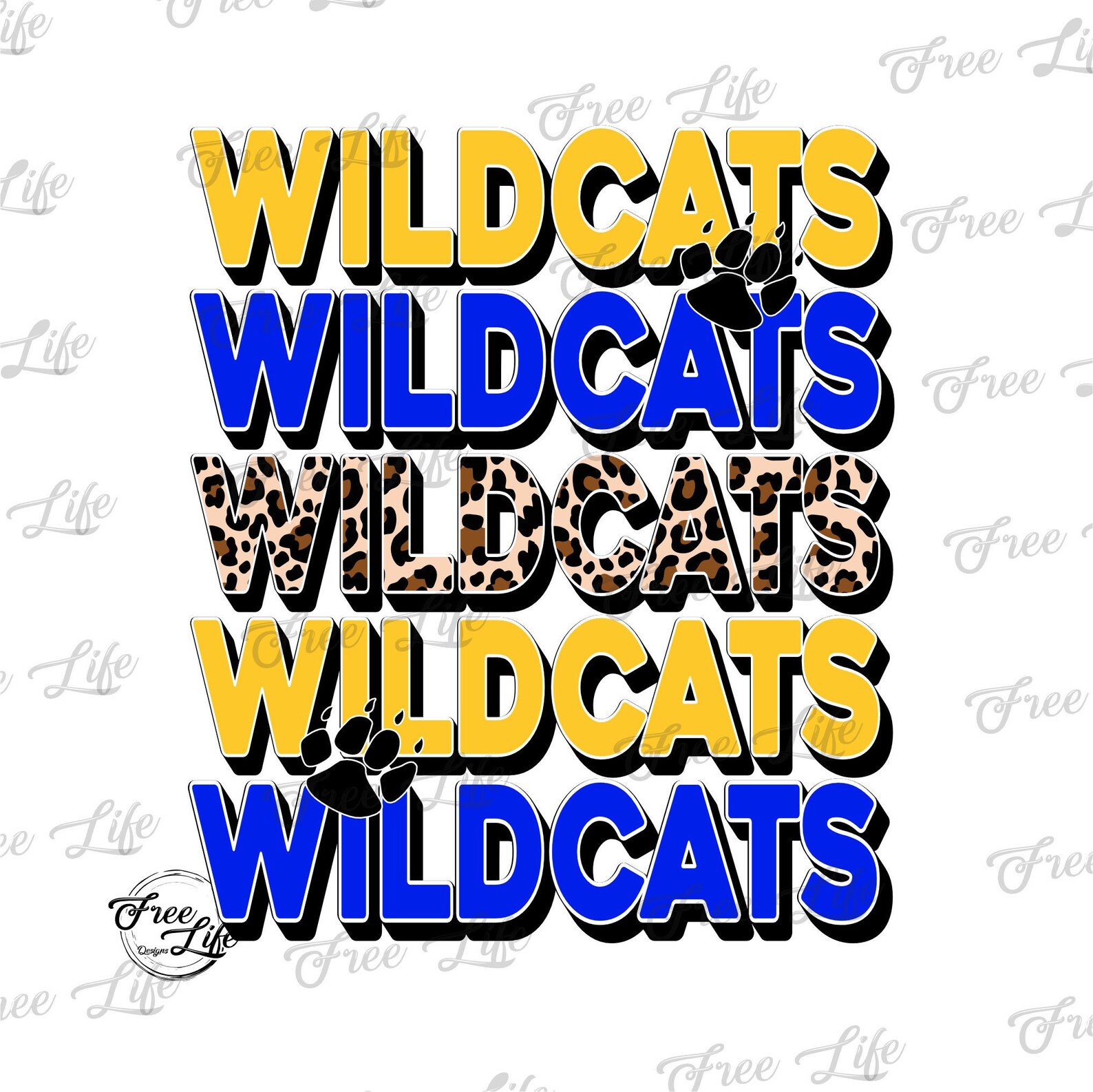 Wildcats PNG Download Wildcats Digital Art Download Wildcats - Etsy