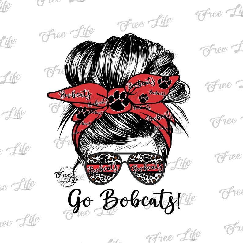 Bobcats PNG Download, Red Bobcats Digital Art Download, Bobcats Mascot ...