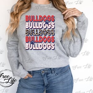 Bulldogs PNG Download, Navy and Red Bulldogs Digital Art Download ...