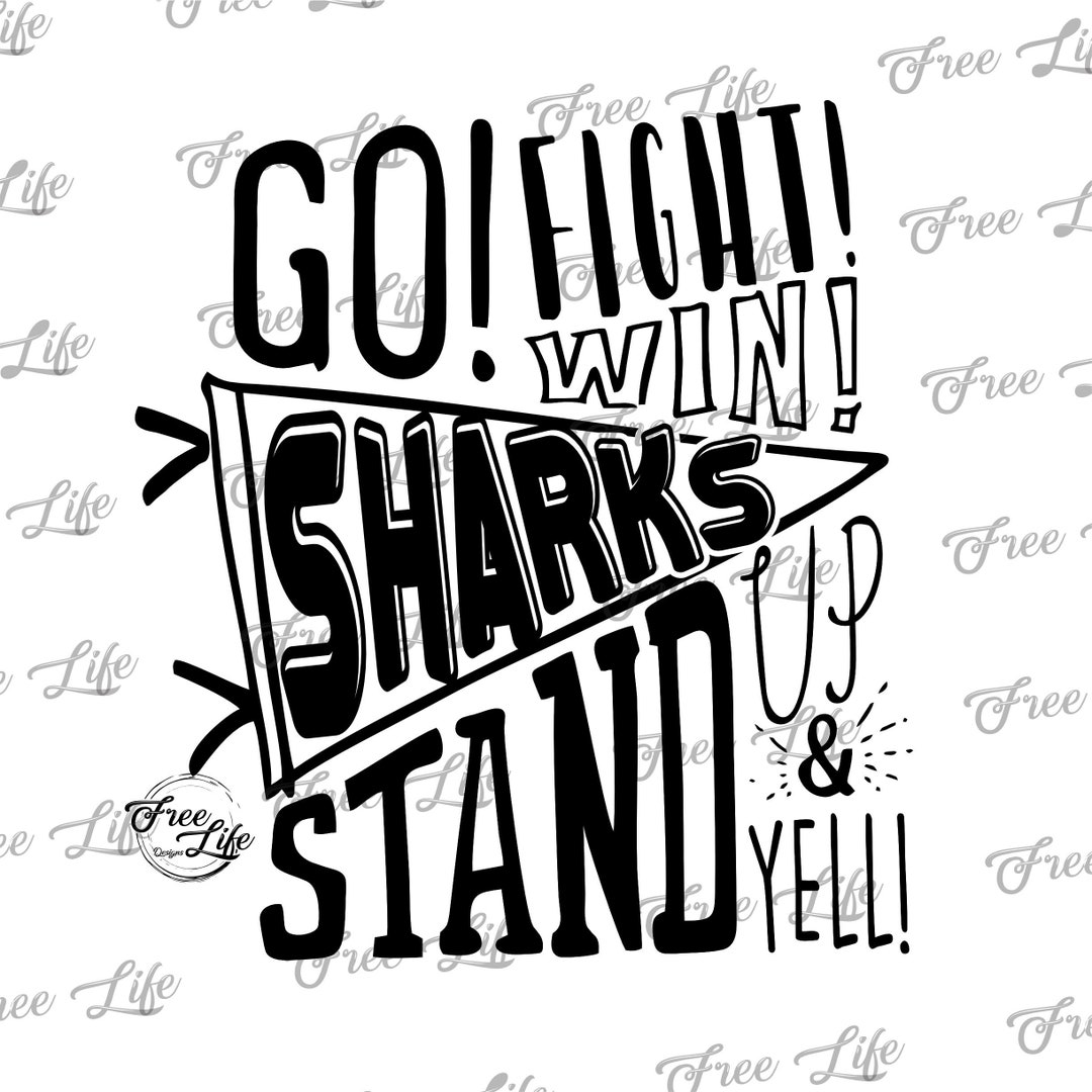 Sharks PNG Download, Sharks School Mascot, Sharks Digital Art Download ...