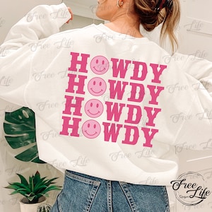 Howdy PNG, Howdy Print Digital Art Download, Pink Howdy Download, Dolly ...