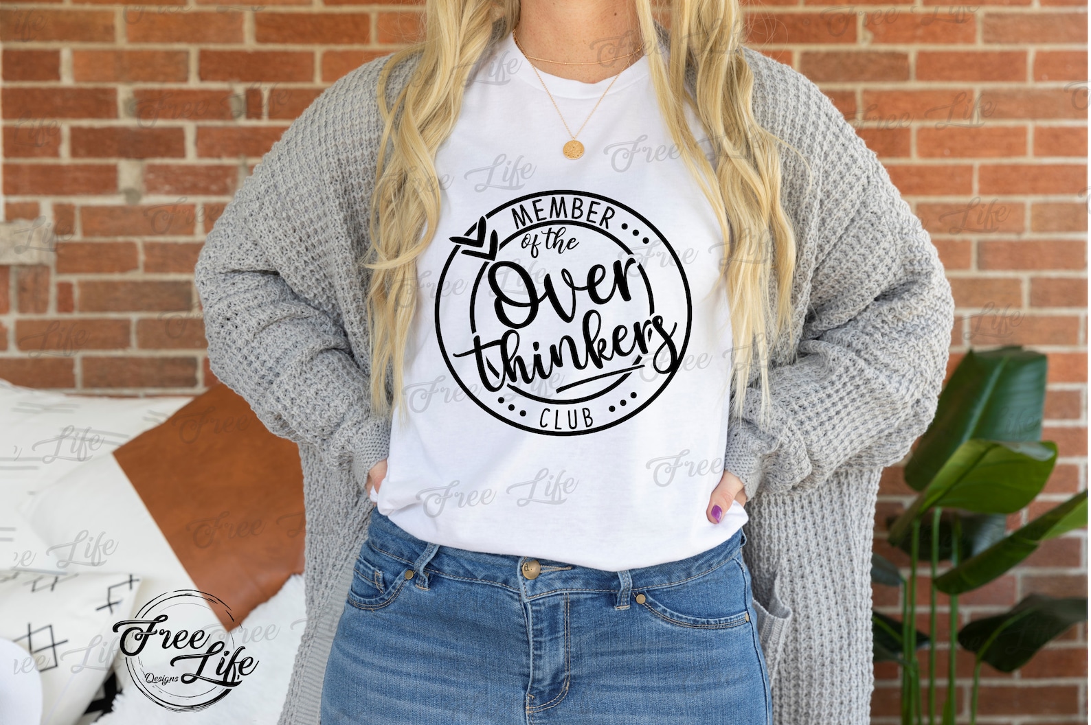Member of the Over Thinkers Club PNG and SVG, Over Thinker Download ...