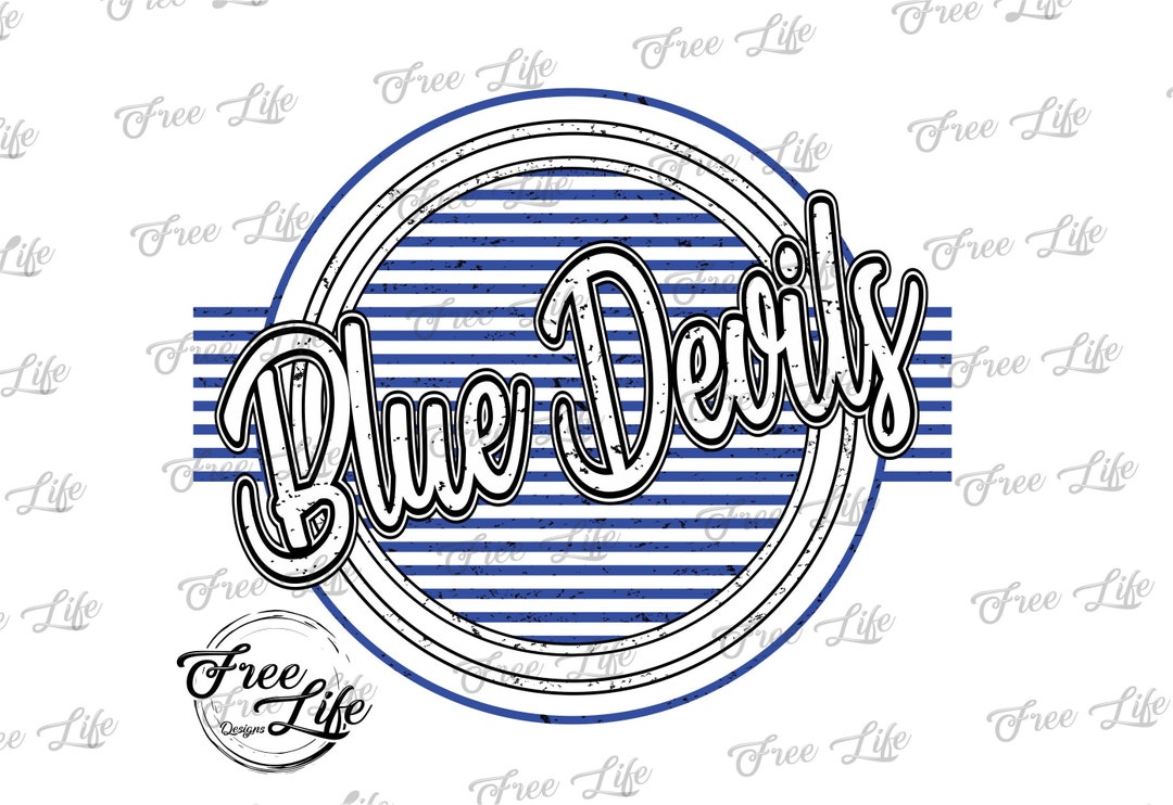 Blue Devils PNG Download, Bluedevils Digital Art Download, Mascot ...
