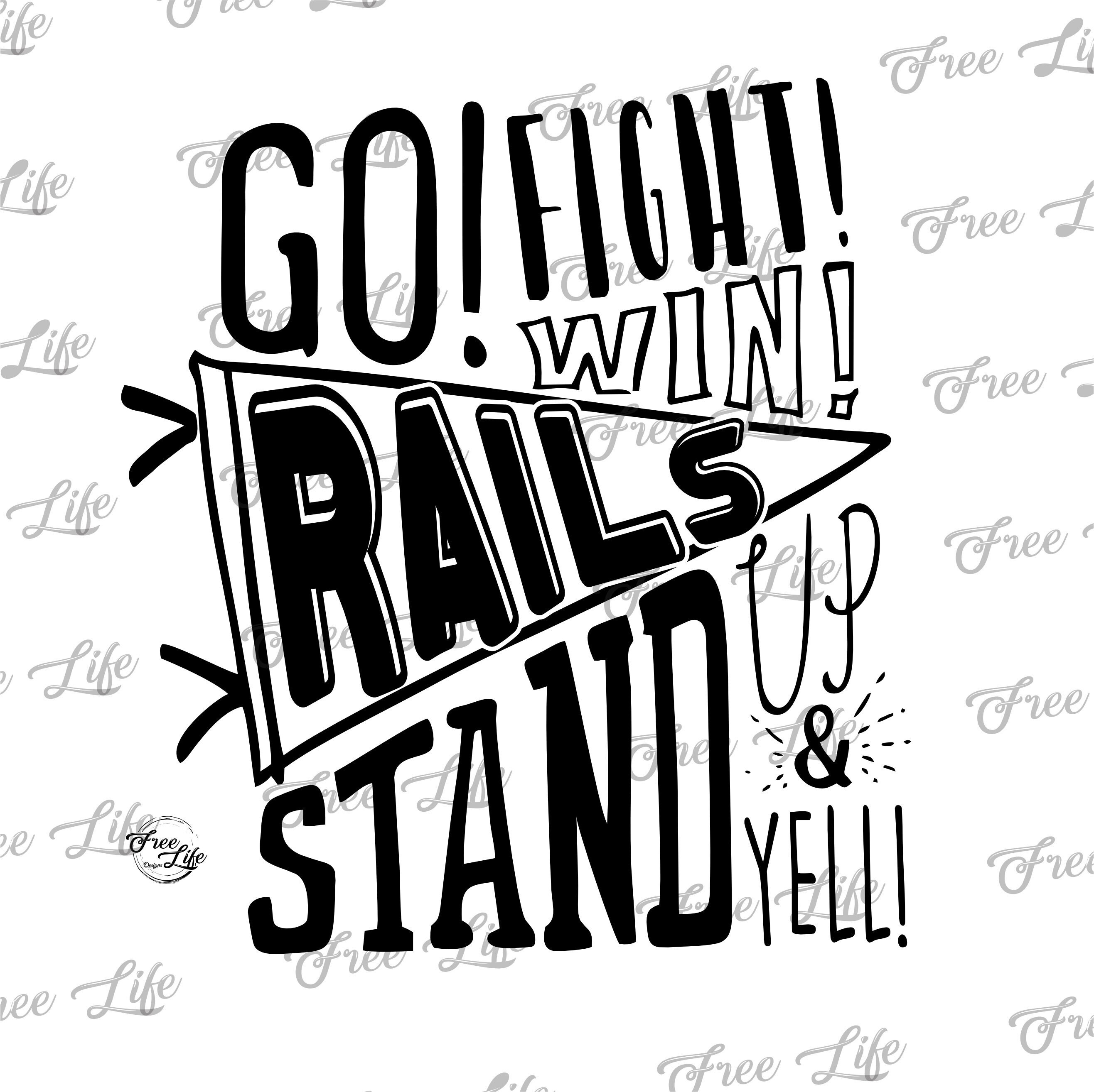 Rails PNG Download Rails SVG Digital Art Download Rails - Etsy