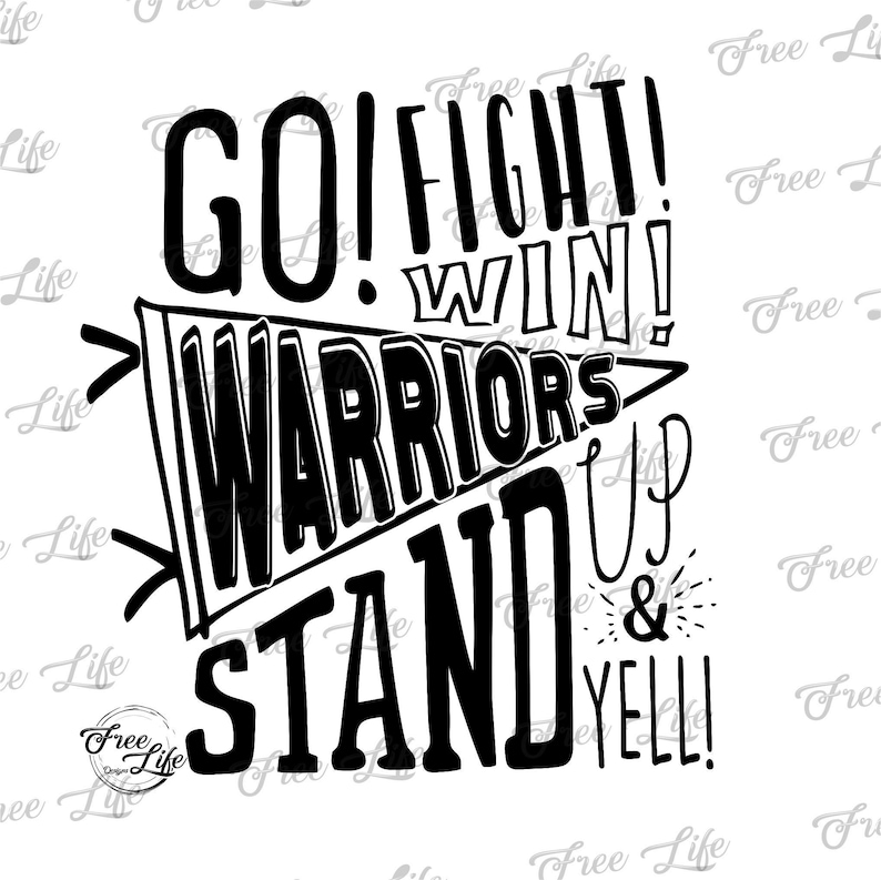 Warriors PNG Download Warriors Digital Art Download SVG - Etsy