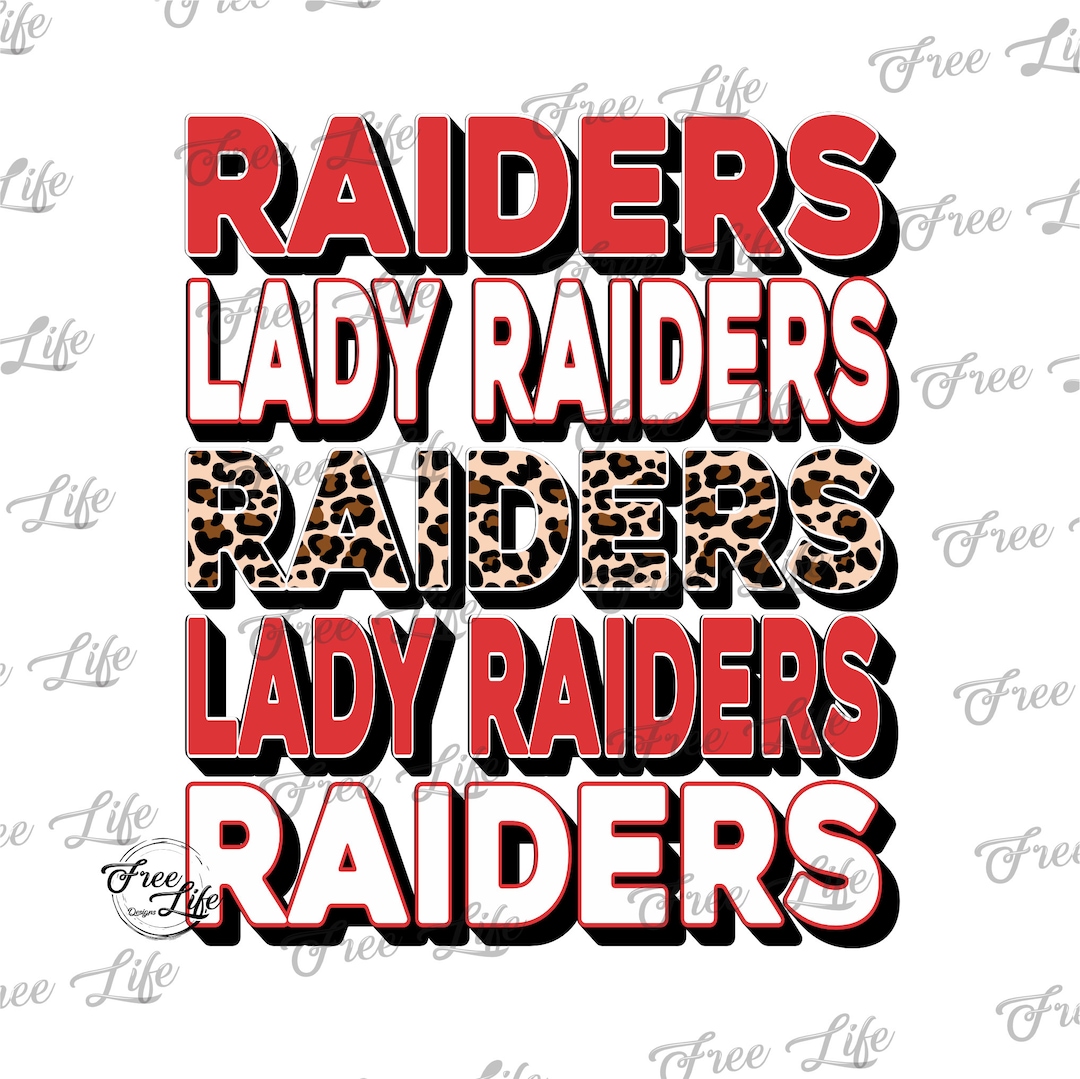 Lady Raiders PNG Download, Raiders Digital Art Download, Raiders Mascot ...