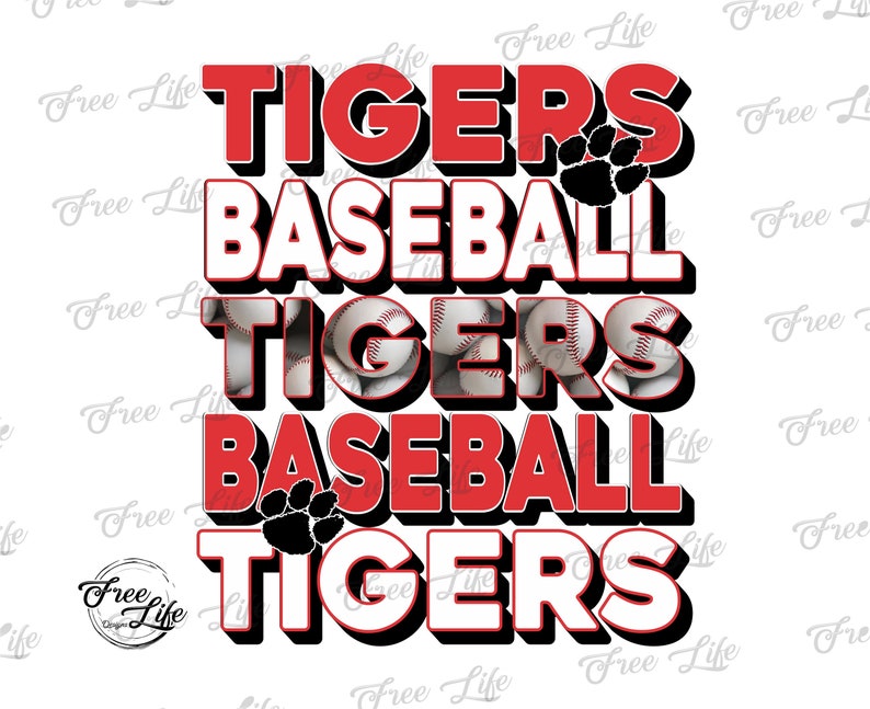 Tigers Baseball PNG Download Tigers Digital Art Download - Etsy