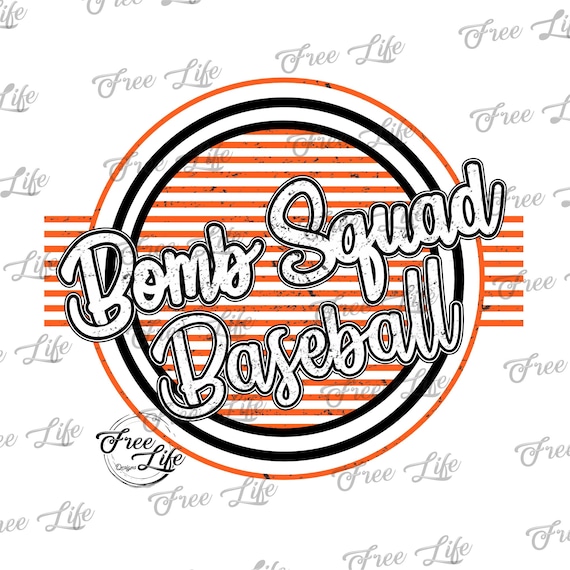 Bomb Squad Baseball Logo