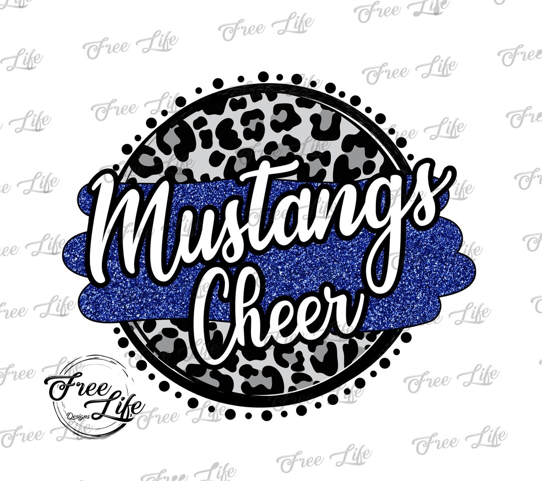 Mustangs Cheer PNG Download, Mustangs School Mascot, Mustangs Digital ...