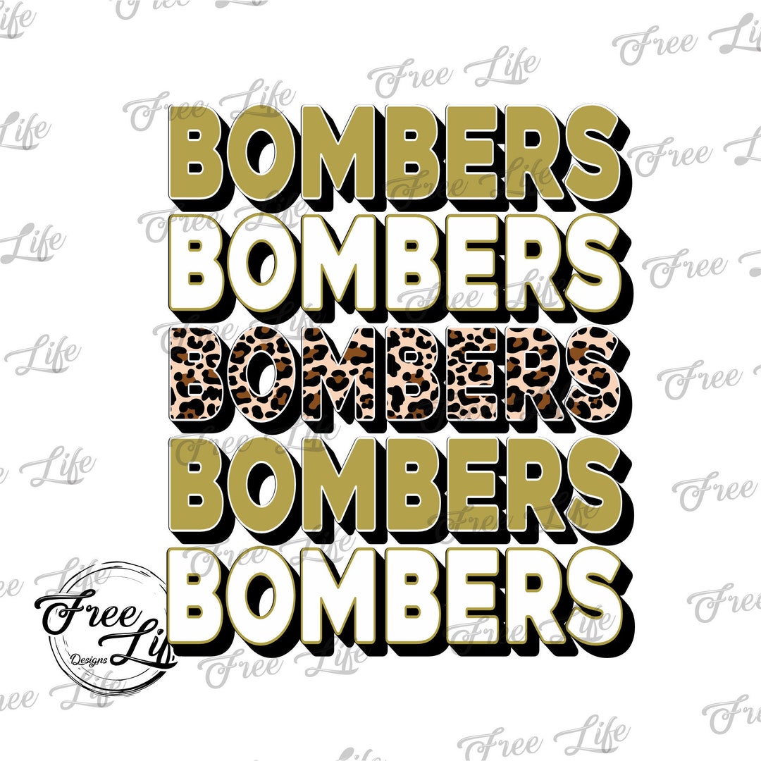 Bombers PNG Download, Gold Bombers School Mascot, Bombers Digital ...