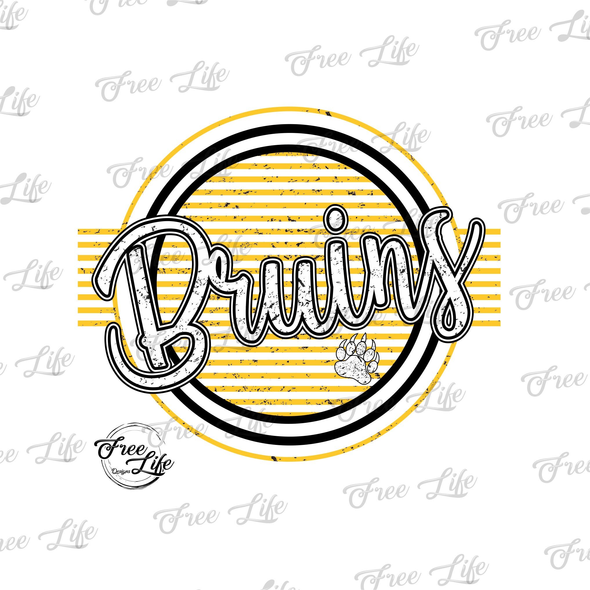 Bruin Mascot Clip Art