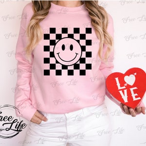 Checkered Smiley PNG, Smiley Digital Art Download, Smile PNG, Cute ...