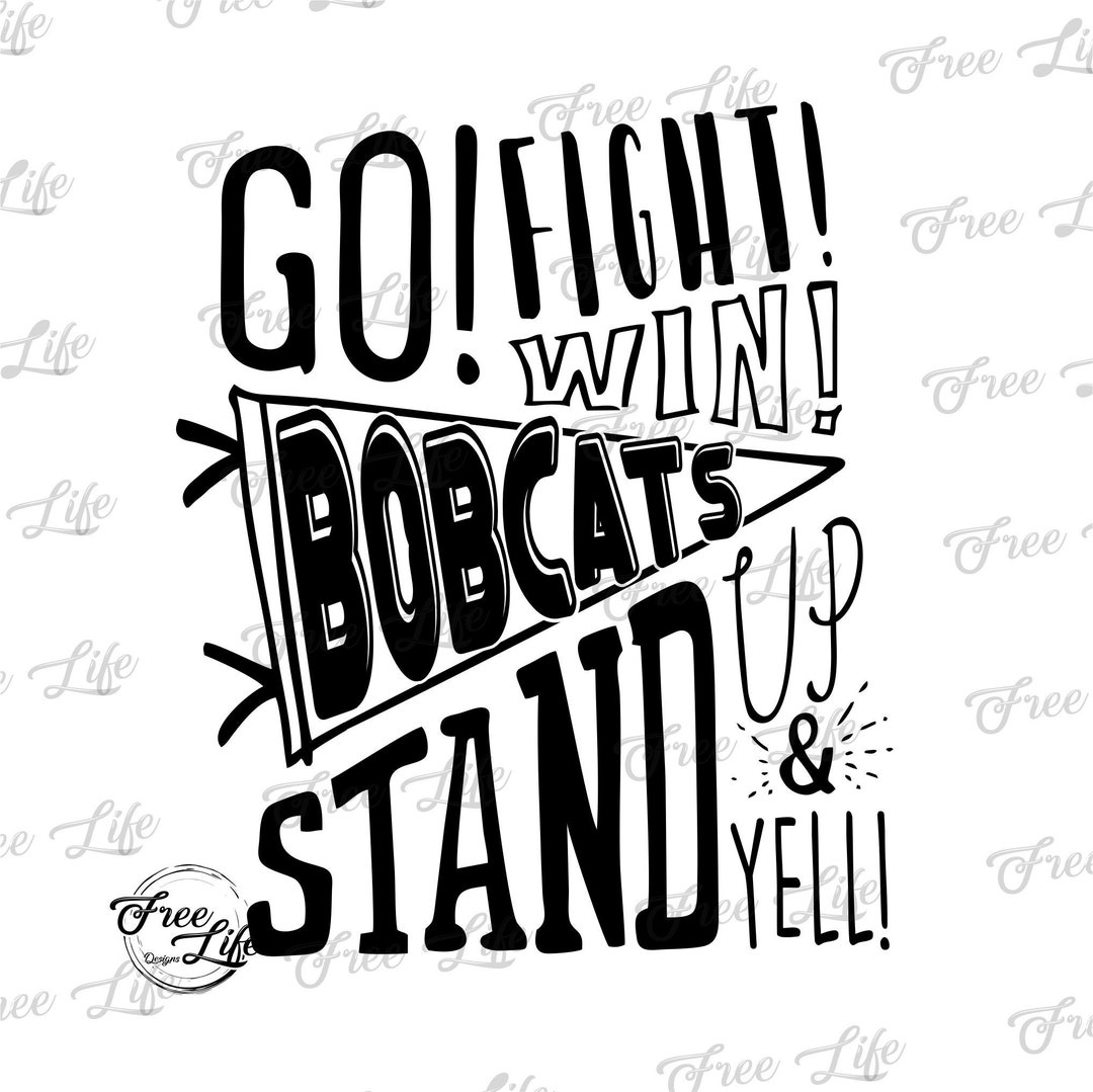 Bobcats PNG Download, Bobcats Digital Art Download, Bobcats Mascot ...