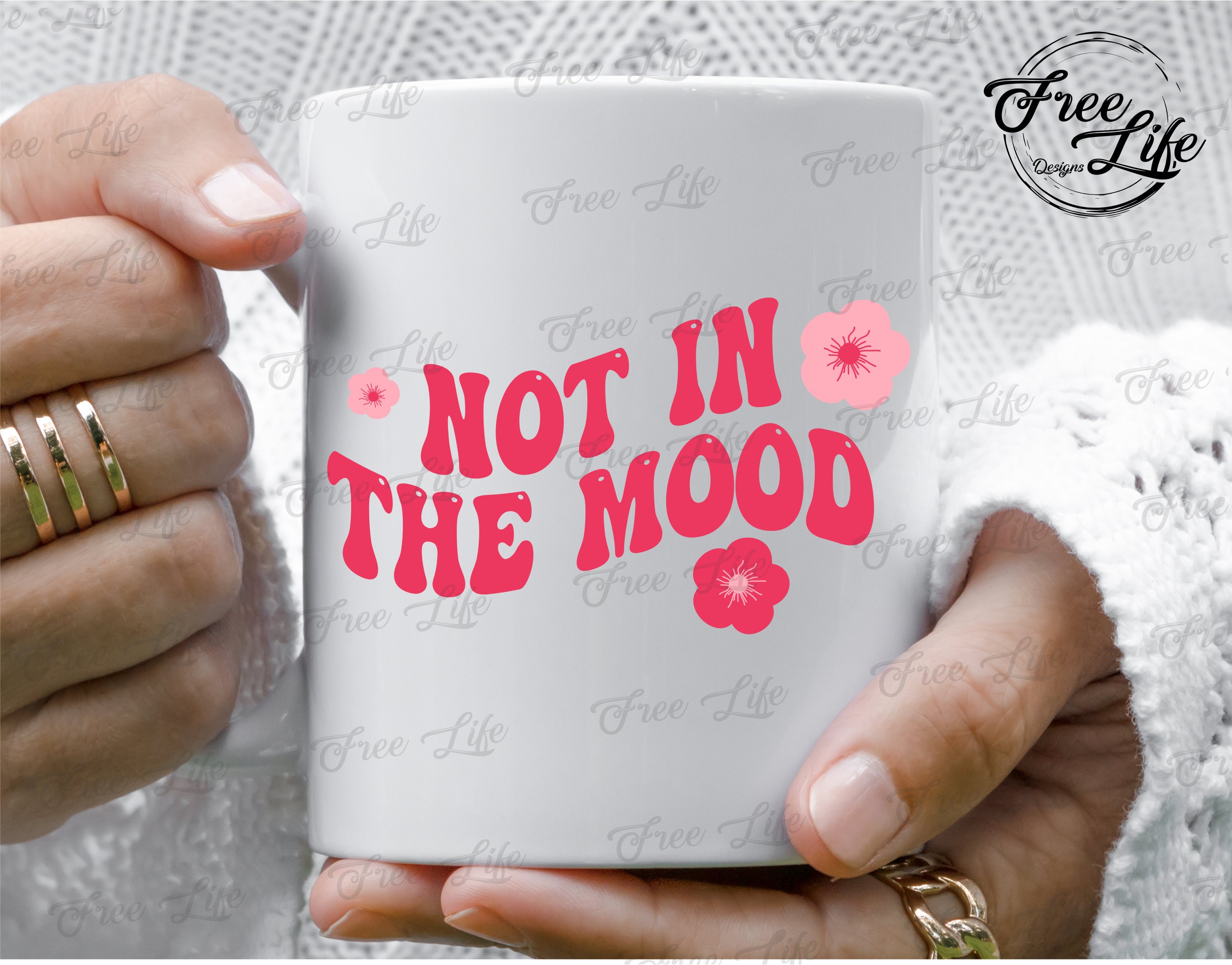 Not in the Mood PNG and SVG Not in the Mood Download Not in - Etsy