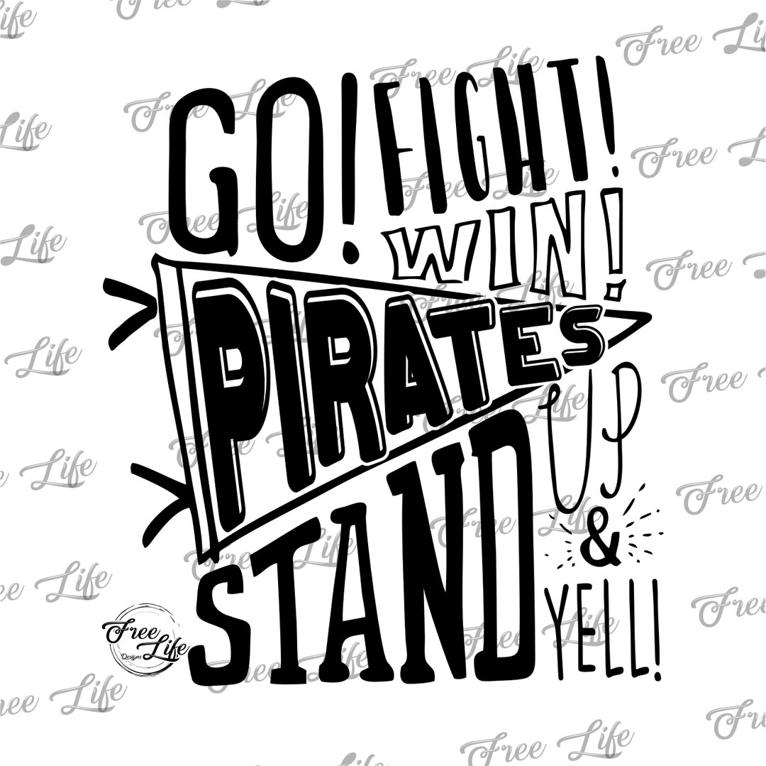 Pirates PNG Download, Pirates SVG Digital Download, Pirates Mascot ...