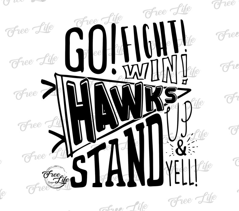 Hawks PNG Download, Hawks SVG Digital Art Download, Hawks Mascot ...