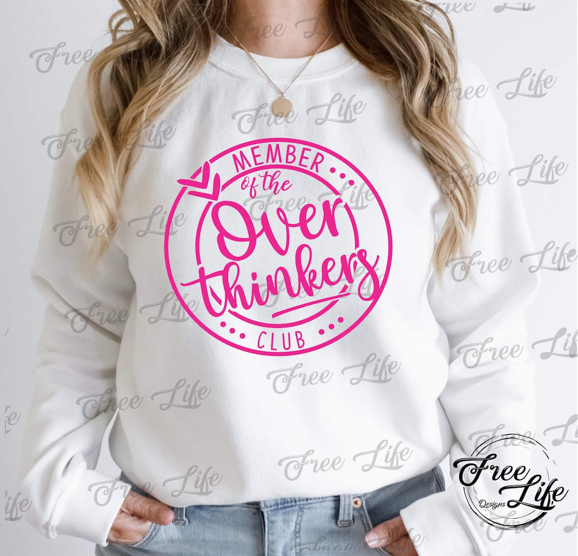 Member of the Over Thinkers Club PNG and SVG, Over Thinker Download ...