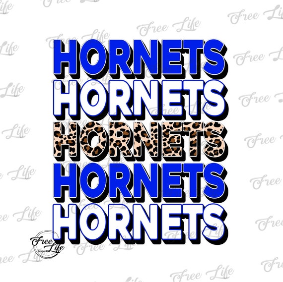 Hornets PNG Download Blue Hornets Digital Art Download - Etsy