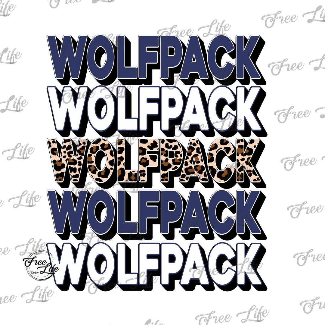 Wolfpack PNG Download, Wolfpack Digital Art Download, Wolfpack Mascot ...