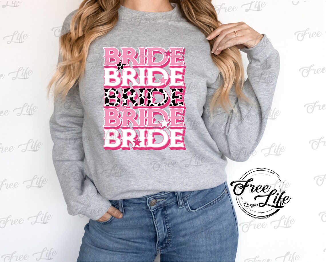 Bride PNG, Bride Cow Print Digital Art Download, Pink Bride Download ...