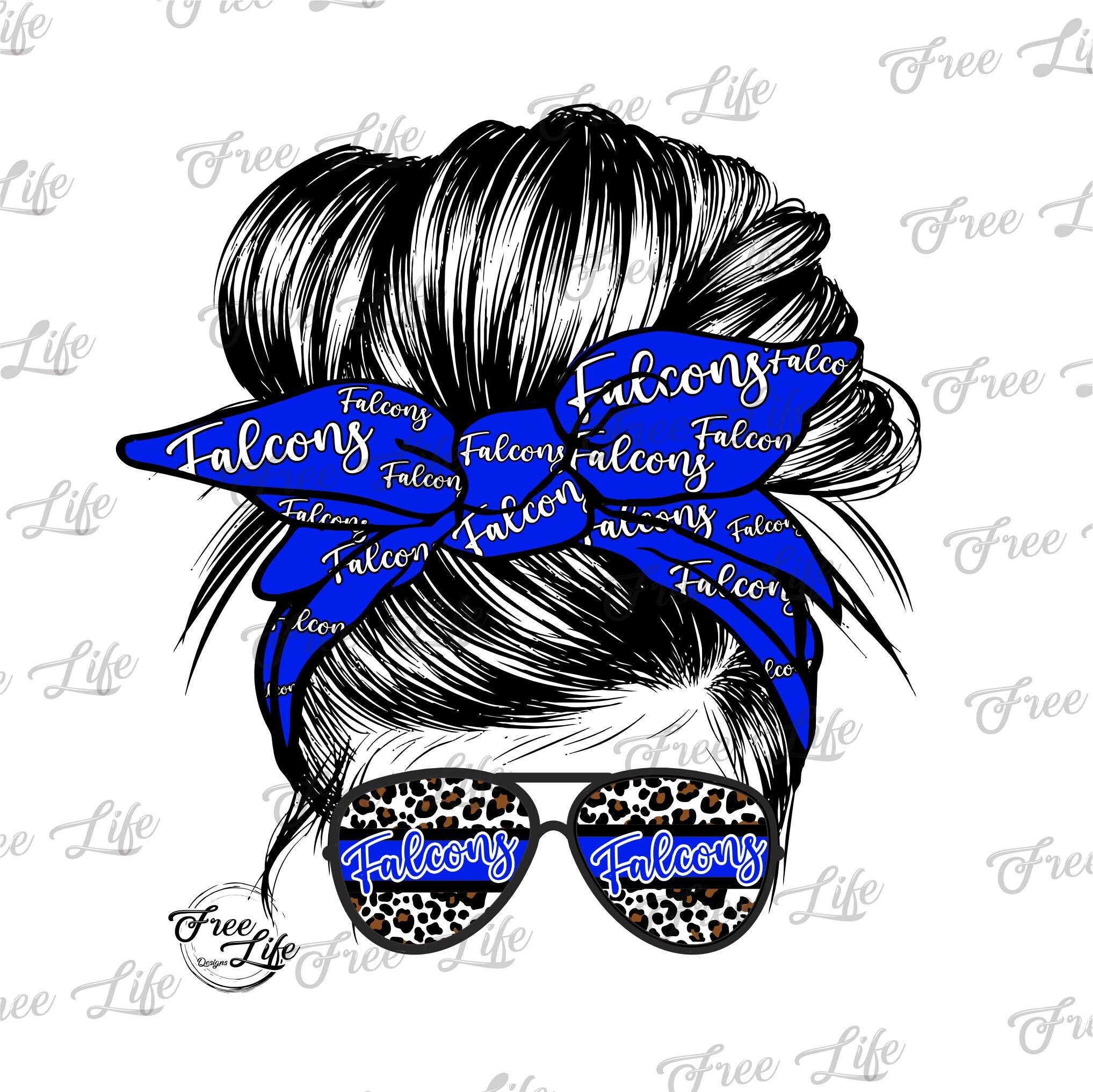 Frost Falcons 97 Softball Clipart